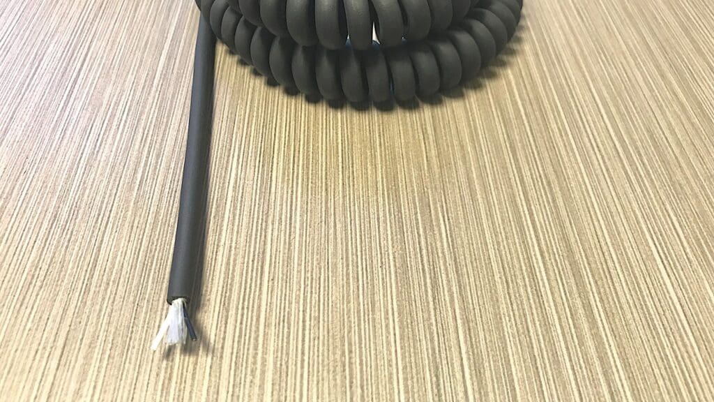 EC222 - Electronic Coiled Cord 22 Gauge with 2 Conductors - No Shield ...
